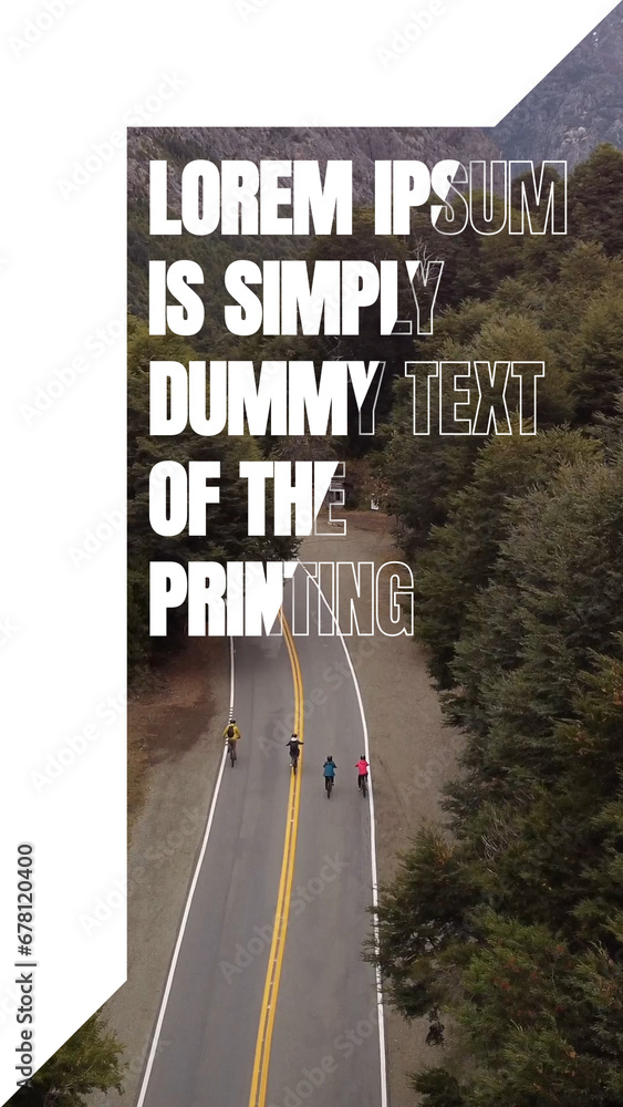 Abstract Vertical Text Animation for Social Media Stories Stock ...