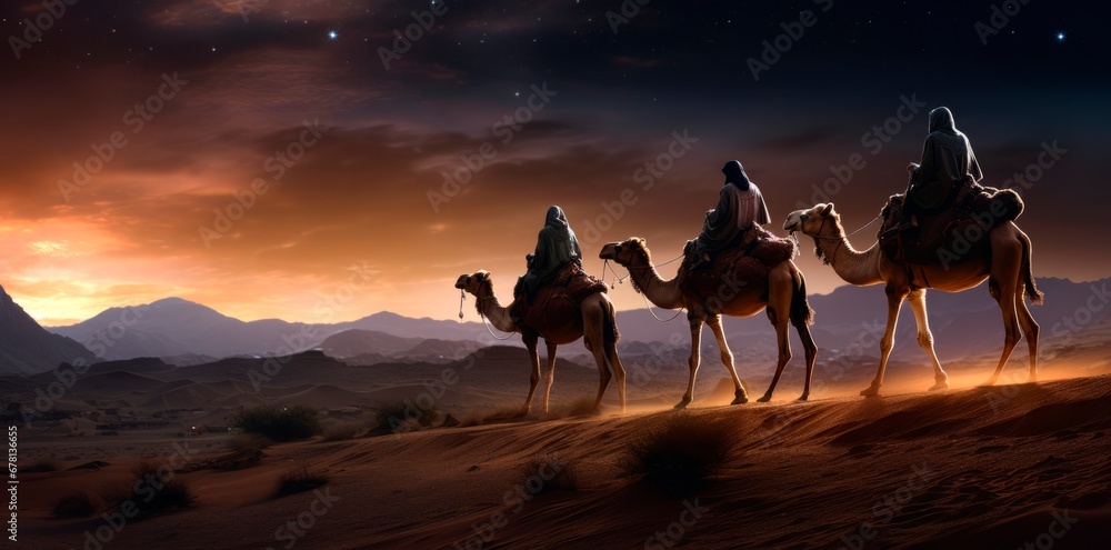 The Three Magi King of Orient, The Three Wise Men Illustration ...