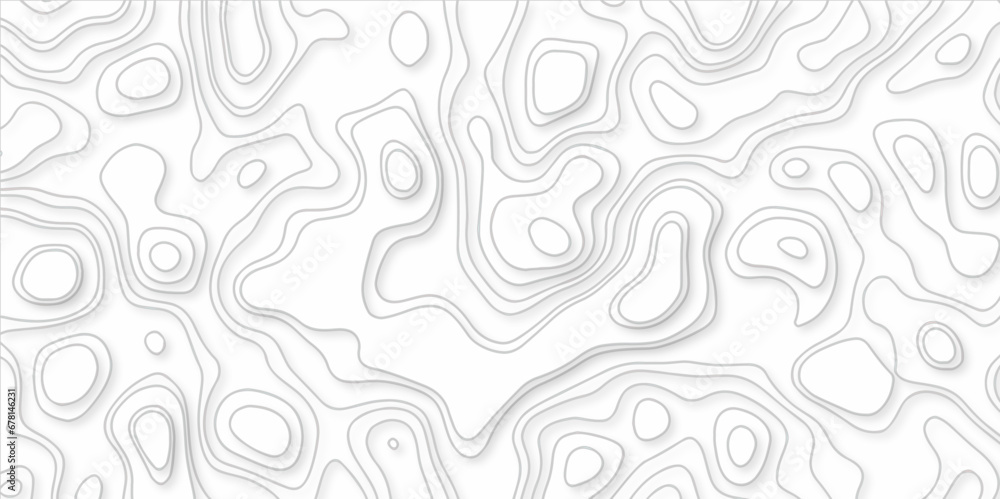 Topographic Map In Contour Line Light Topographic Topo Contour Map And Ocean Topographic Line