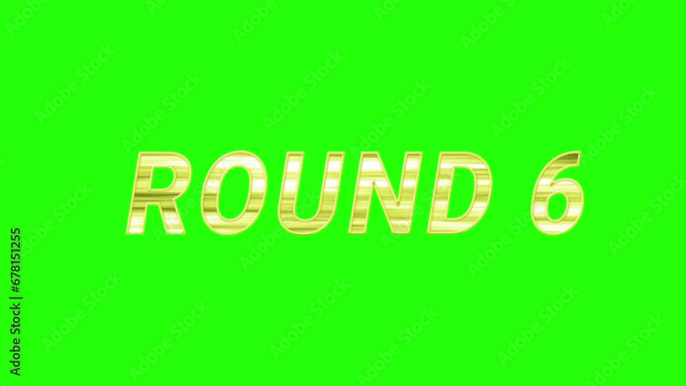Vidéo Stock round 1 2 3 4 5 6 7 8 9 final round fight greenscreen ...