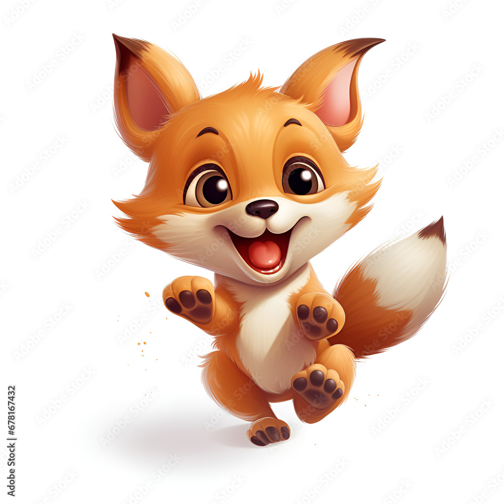 Fuchs Lächeln Anime Cartoon Comic Fox smile anime cartoon comic Stock ...