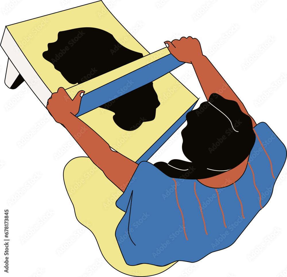 Icono de mujer moliendo con manos en metate de piedra chocolate, mole ...