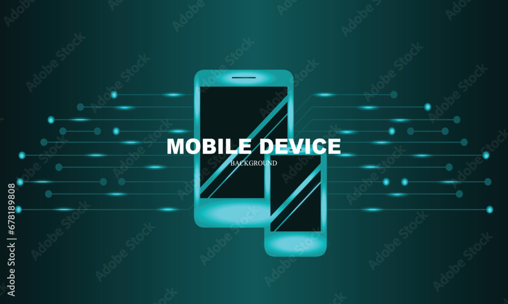 Modern mobile device background featuring sleek design elements and ...