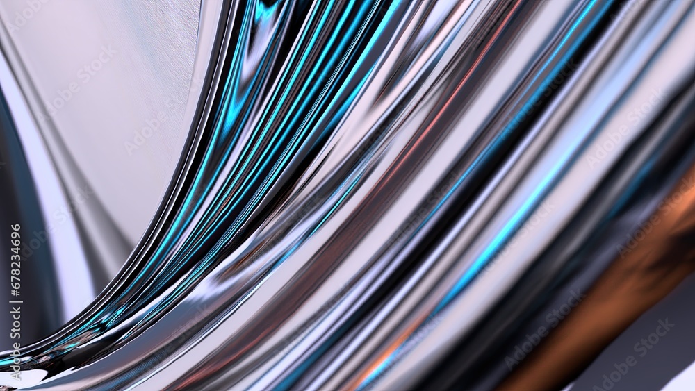 Beautiful geometry with refraction and reflection. Elegant and modern ...