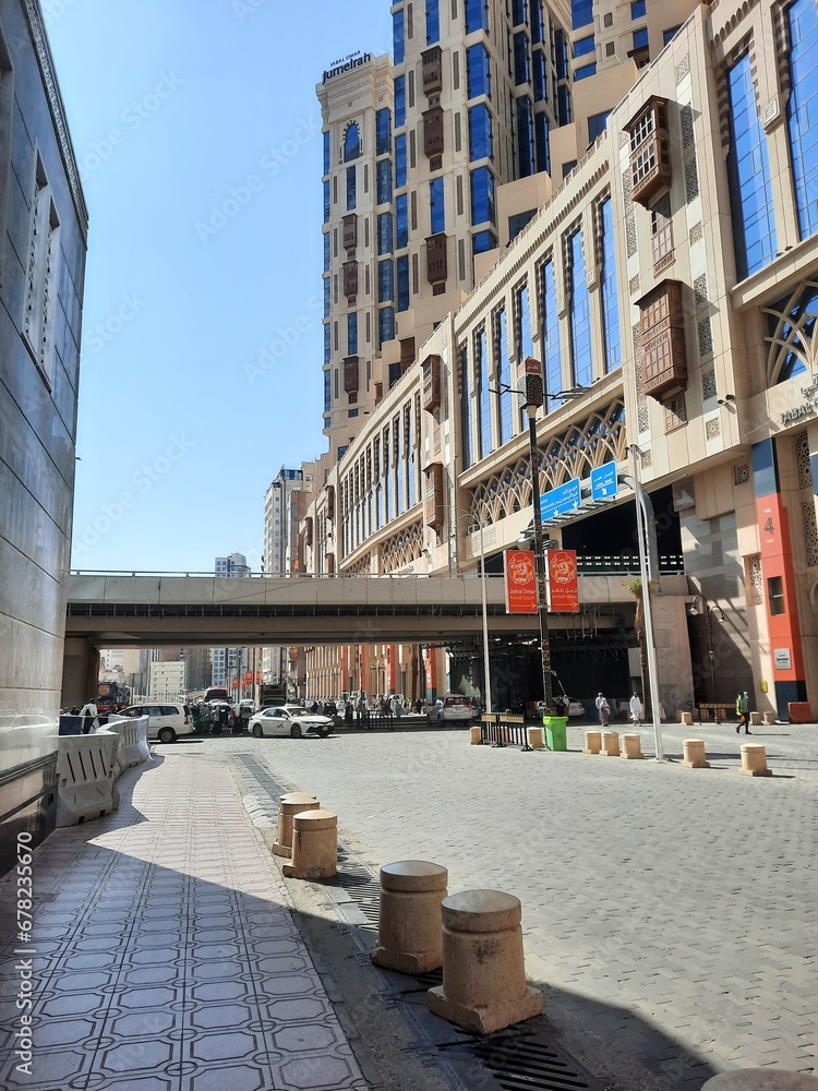 Beautiful daytime view of Ibrahim Al-Khalil street and Jabal Omar ...