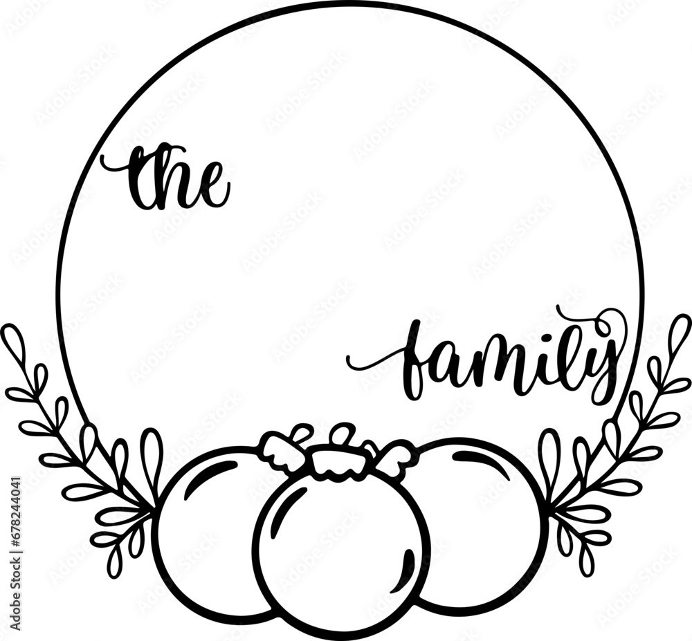 Family Name Monogram SVG, Family Name SVG, Wedding Monogram SVG, Split ...