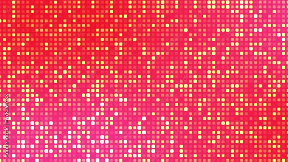 Motion red 4K background with scrolling and flashing neon dots. Stock ...