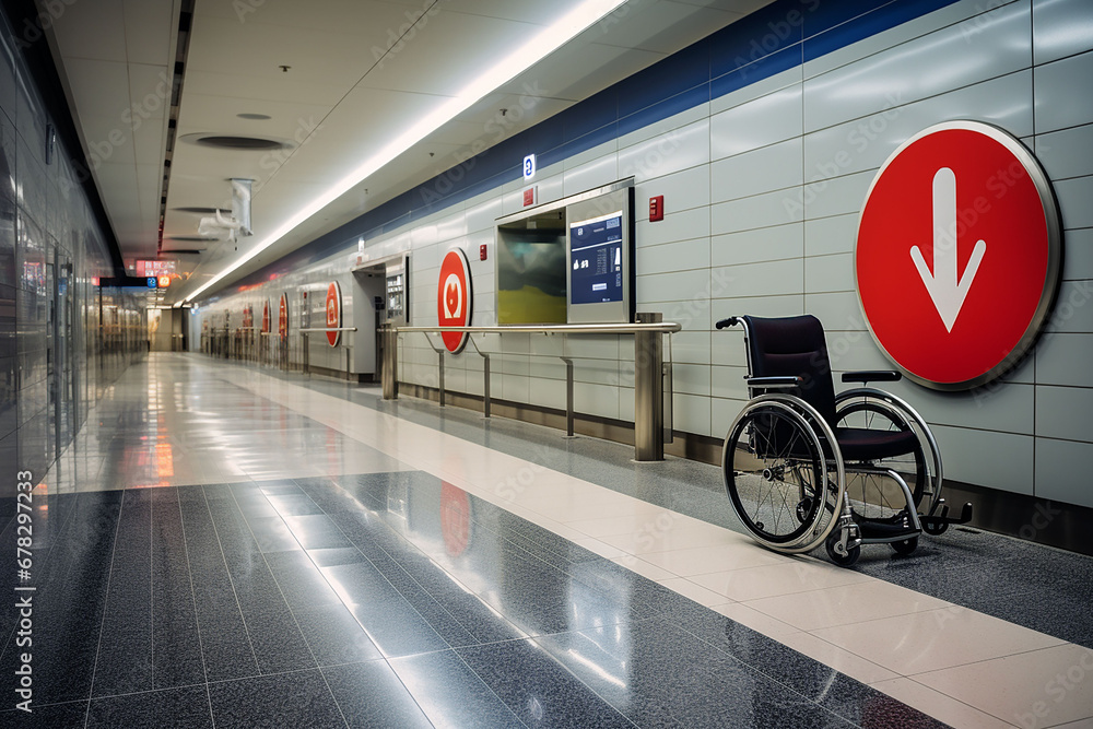 Wheelchair in the subway. Inclusive Conditions for People with Limited ...