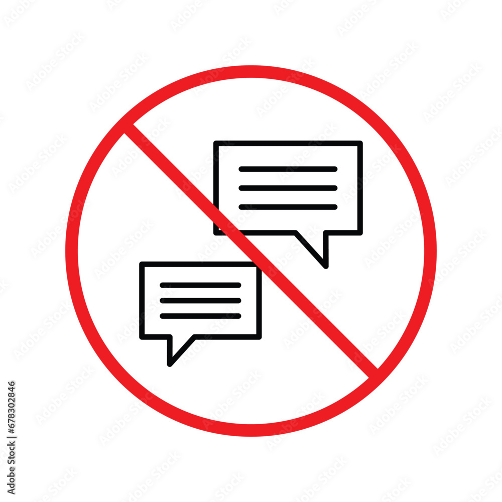 Forbidden Prohibited Warning, caution, attention, restriction label ...