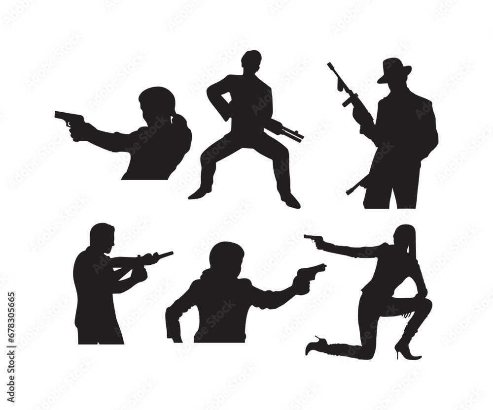 Vecteur Stock Gangster svg, Gangstar svg Bundle, Gangster png, Mafia ...