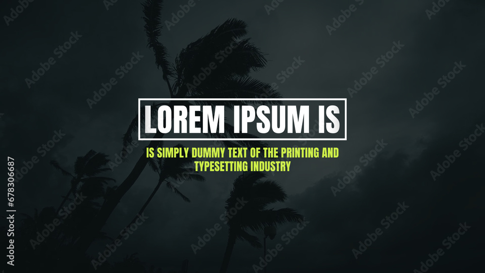 Stylish and Abstract Style Text Animation with Intro and Outro Stock ...