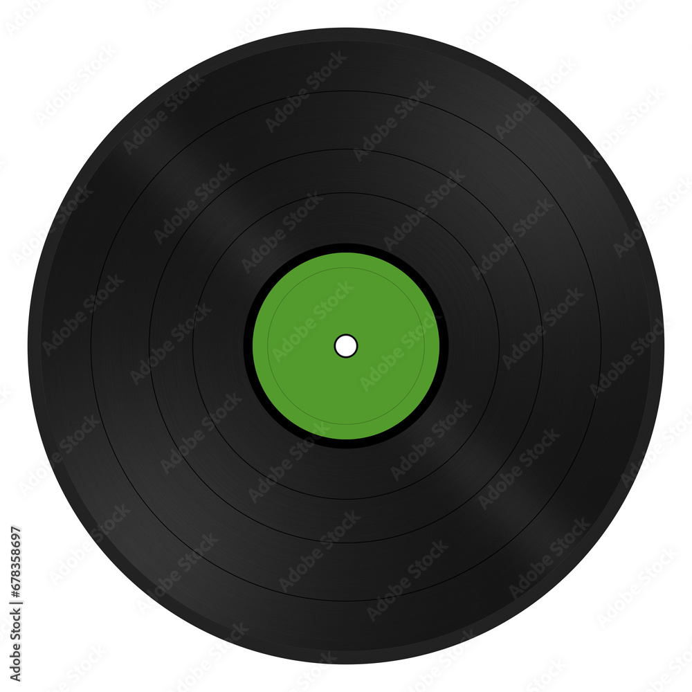 Clean & simple vinyl record (album, LP) illustration, line art, clipart ...