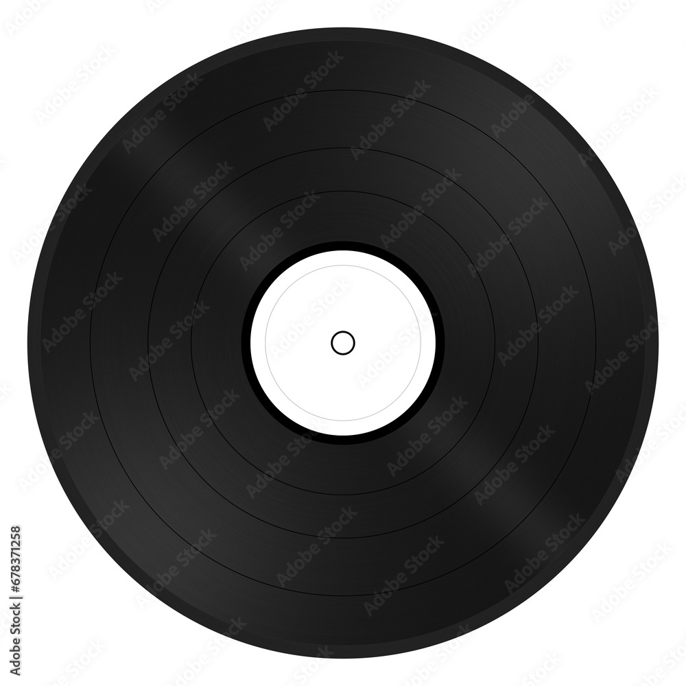 Clean & simple vinyl record (album, LP) illustration, line art, clipart ...