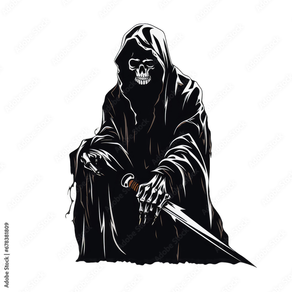 grim reaper the death . Clipart PNG image . Transparent background ...