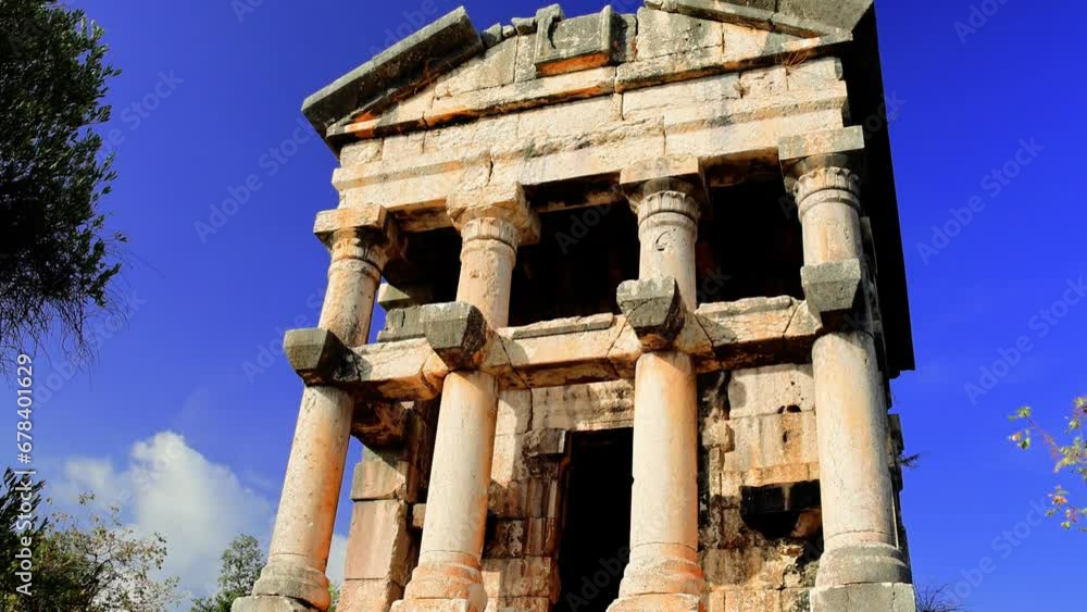Discover ancient Roman Mausoleum of Mezgitkale in Mersin, a testament ...