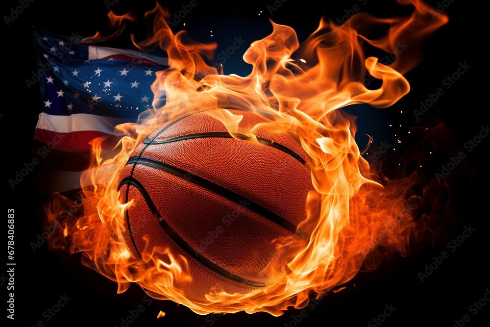 Burning Triumph: Experience the Explosive Dissolving of a Basketball ...