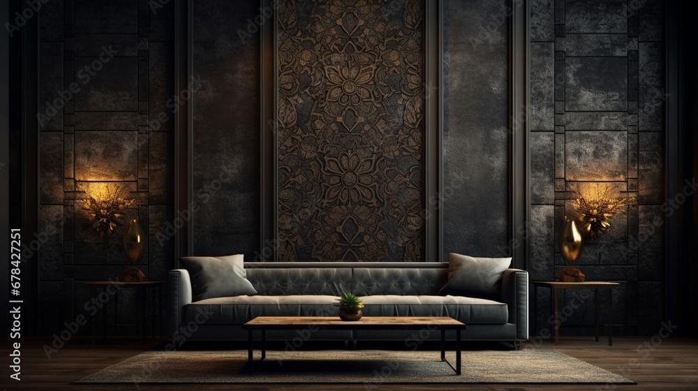 A high-definition photograph highlighting a wall texture that embodies ...