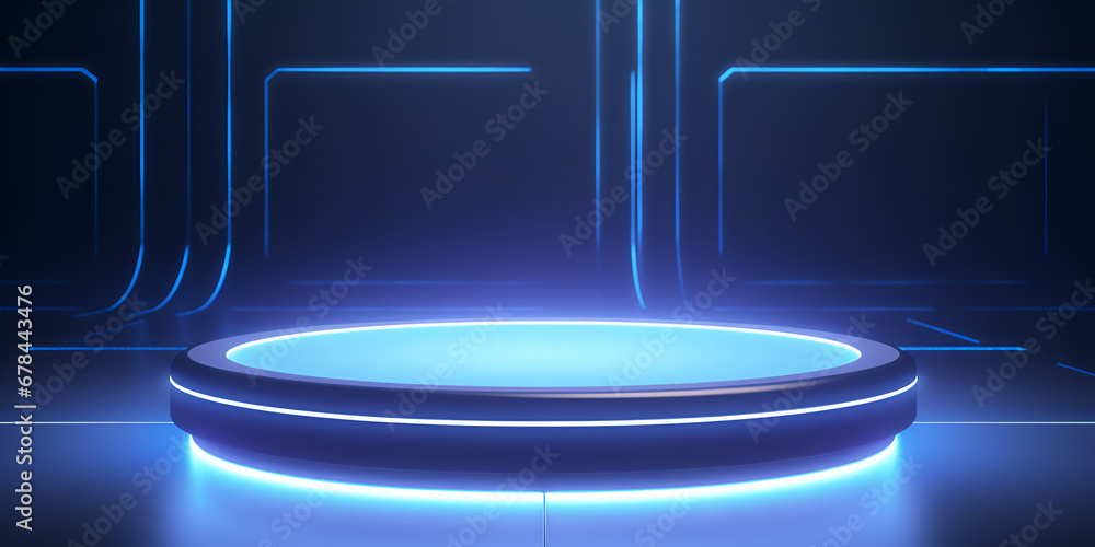 Eye-Catching Blue Background for Dynamic Presentations Stock ...