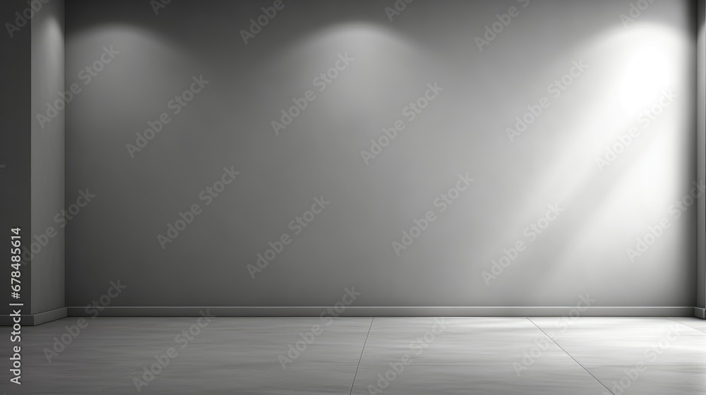Foto de Natural grey environment with soft, dynamic lighting, ideal for ...