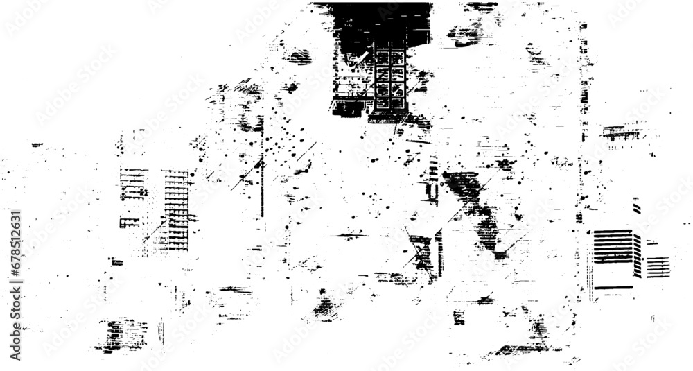 Distorted grunge isolated background. Overlay distress texture effect ...