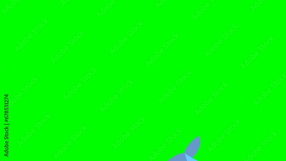 Blue fish isolated on a green background. Tuna. Fisheries. Canned fish ...