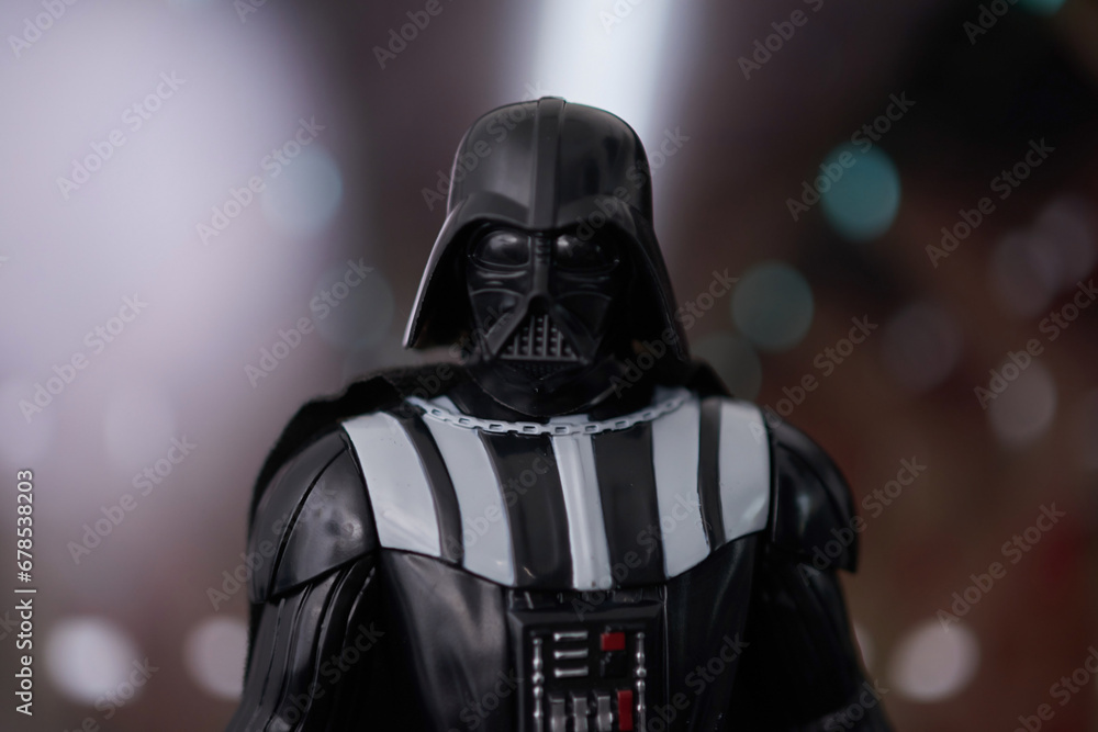 Darth Vader, the iconic Sith Lord, commands a space station in this ...