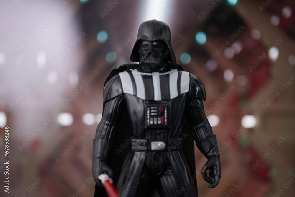 Darth Vader, the iconic Sith Lord, commands a space station in this ...
