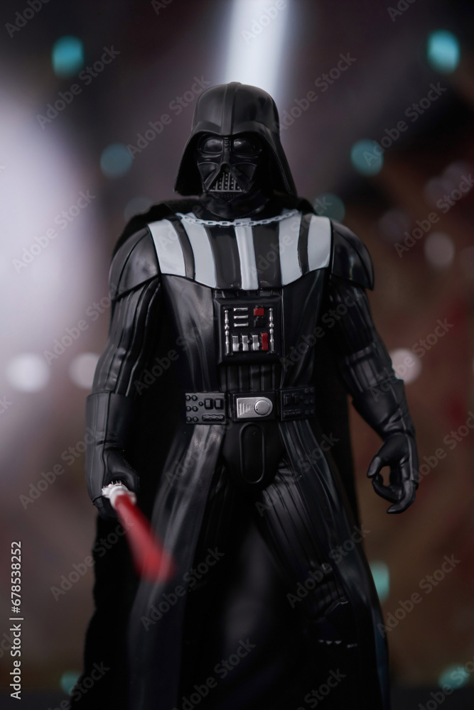 Darth Vader, the iconic Sith Lord, commands a space station in this ...