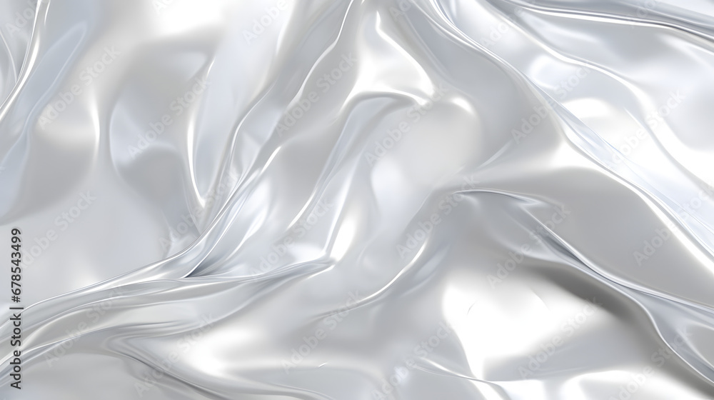 Seamless silver leaf background texture transparent overlay. Shiny ...