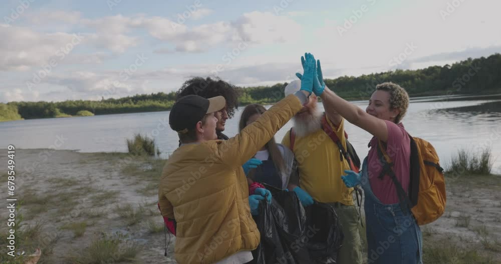 This inspiring scene features handsome, multiracial millennials working ...