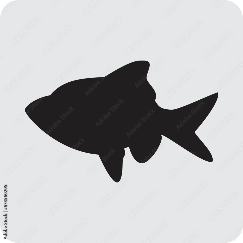 Collection of fish silhouettes Good to use for symbols, logos, web ...