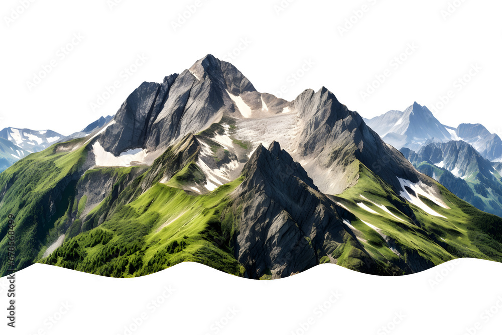 mountain landscape terrain isolated on transparent background - design ...