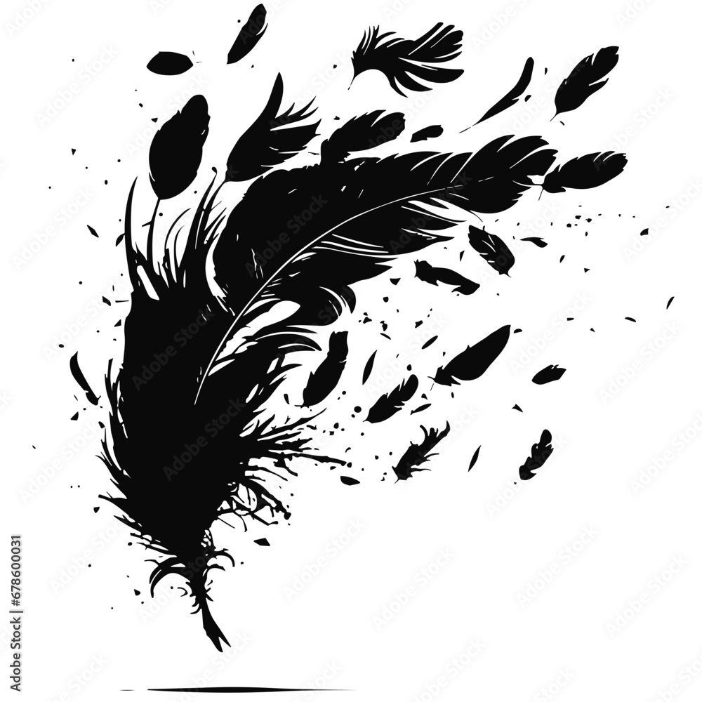 birds flying feather, birds svg, birds png, feather svg, feather png ...