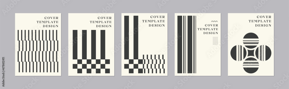 Swiss style inspired poster design, graphics layout collection made ...