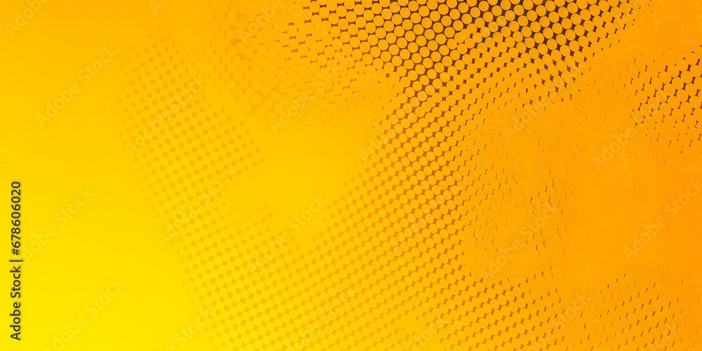 Yellow radial halftone background. Retro comic grain pixel texture ...