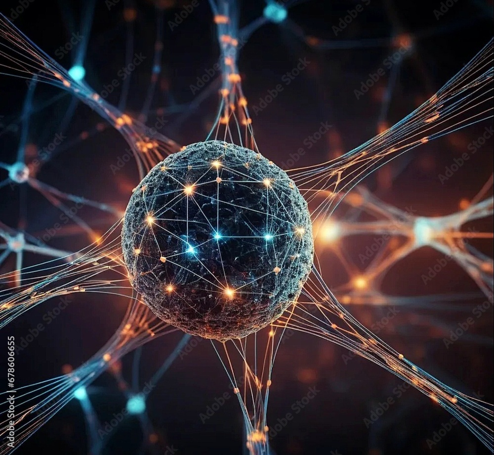 Abstract technology background of a quantum computing system with cyber ... Abstract technology background of a quantum computing system with cyber ...