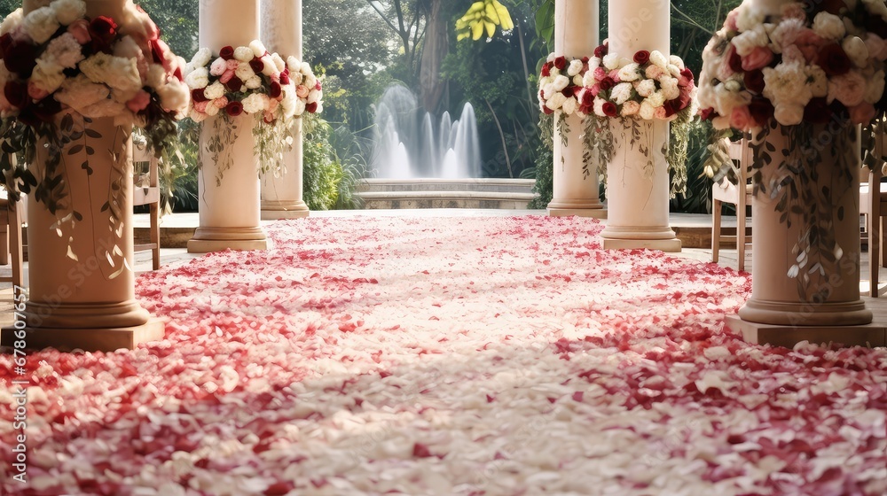 beautiful ceremony wedding flowers background illustration petal flower ...