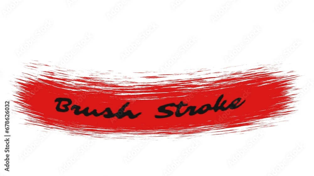 Paint Brush Stroke Text Title Intro Stock Template | Adobe Stock