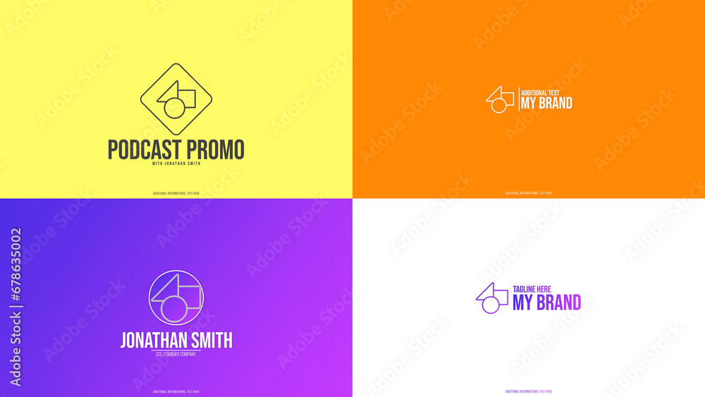 Promo End Screens Stock Template | Adobe Stock