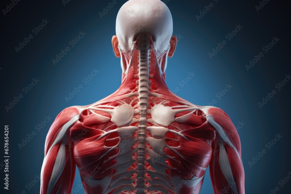 Understanding Back Pain Anatomy And Posture Correction Stock ...