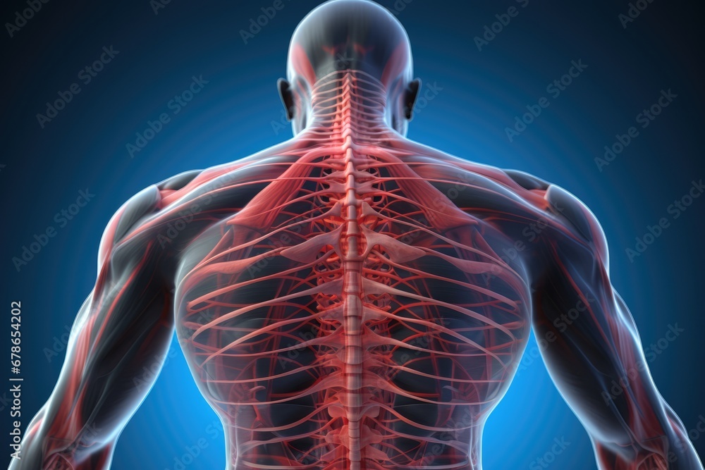 Understanding Back Pain Diagram And Explanations Stock Illustration ...