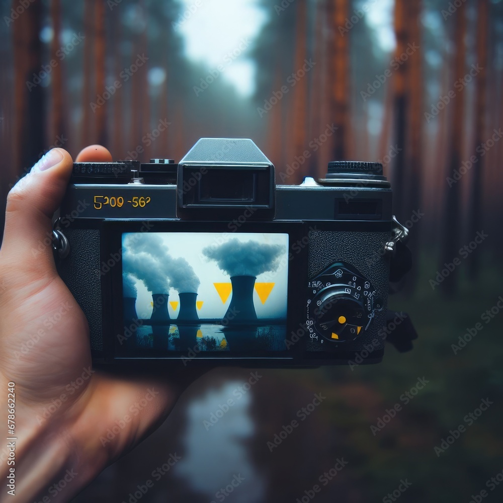 Radioactive background Save Planet. environmental problems background ...