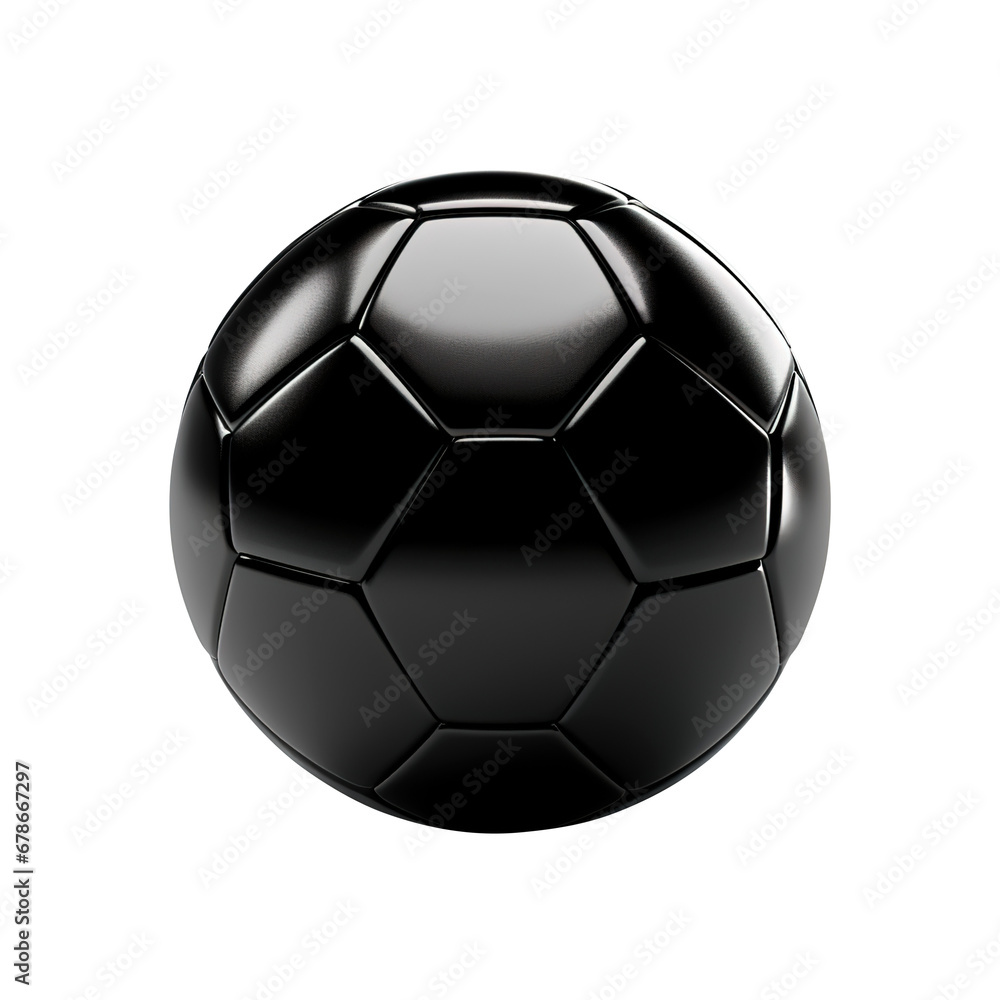black soccer ball isolated on transparent background Remove png ...