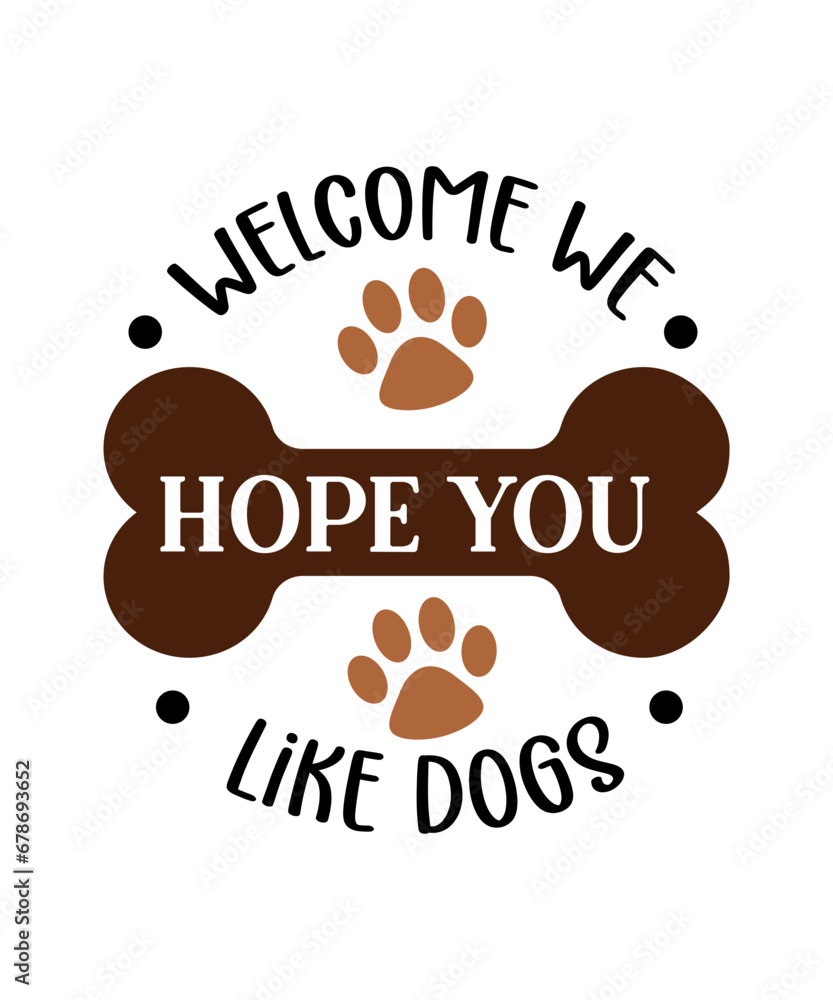 Dog SVG Design, Dog Round Sign SVG, Dog Christmas Round Sign SVG, dog ...
