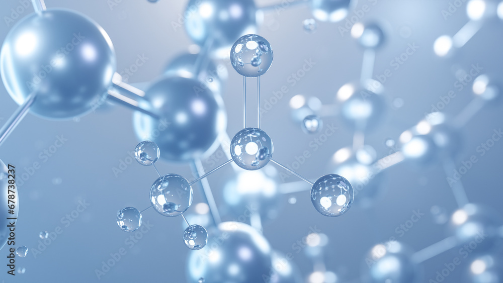 acetyl chloride molecular structure 3d, flat model, acyl chloride ...