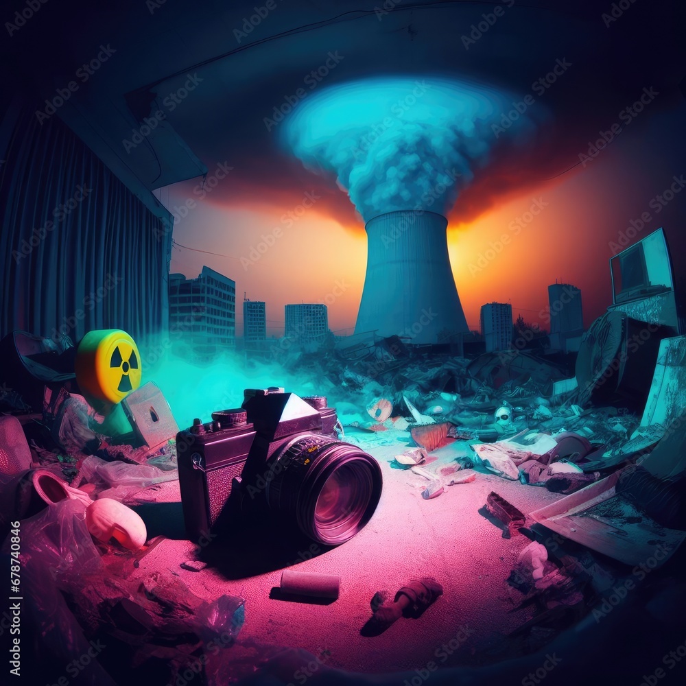 Radioactive background Save Planet. environmental problems background ...