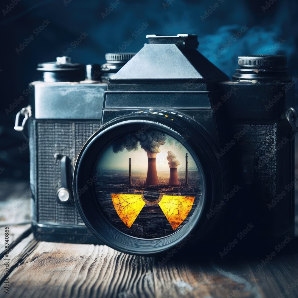 Radioactive background Save Planet. environmental problems background ...