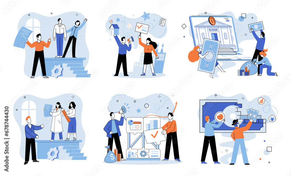 Partnership. Vector illustration. Professionalism is vital for ...