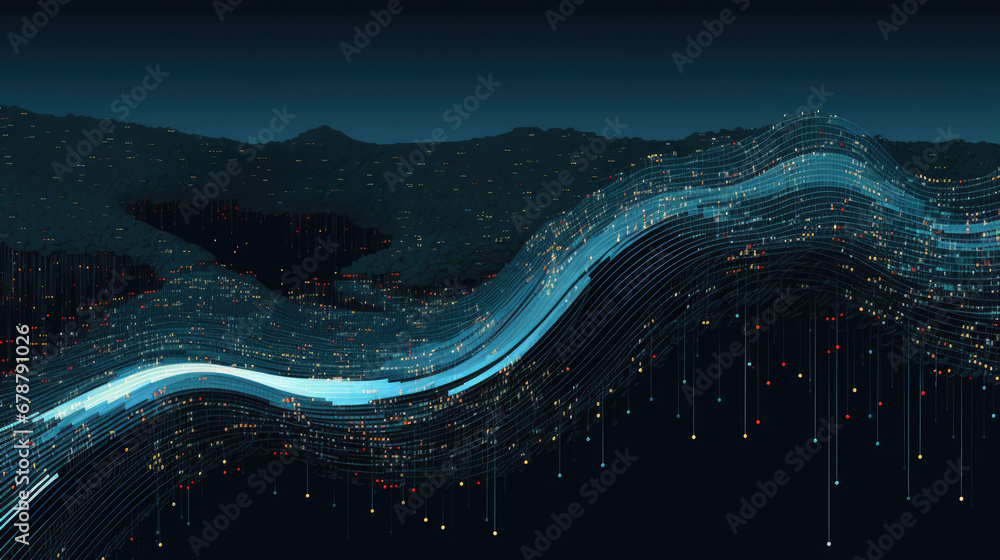Rivers Of Information, Data As Rivers, Data Stream, Flowing Bytes ...