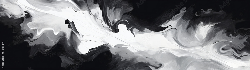 Super Ultrawide Ink Brush Strokes Texture Abstract Background Wallpaper ...